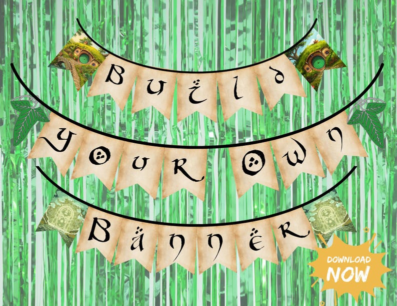 Shire Birthday Banner | Lord of the Rings Banner | One Birthday to Rule ...