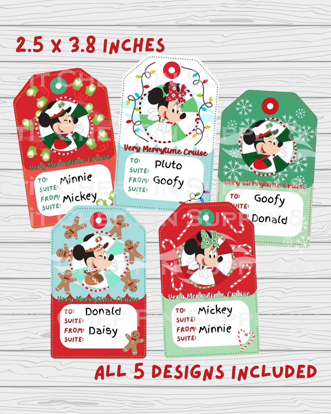 Gift Tag | DCL Fish Extender - Merrytime Christmas Cruise | Captain ...