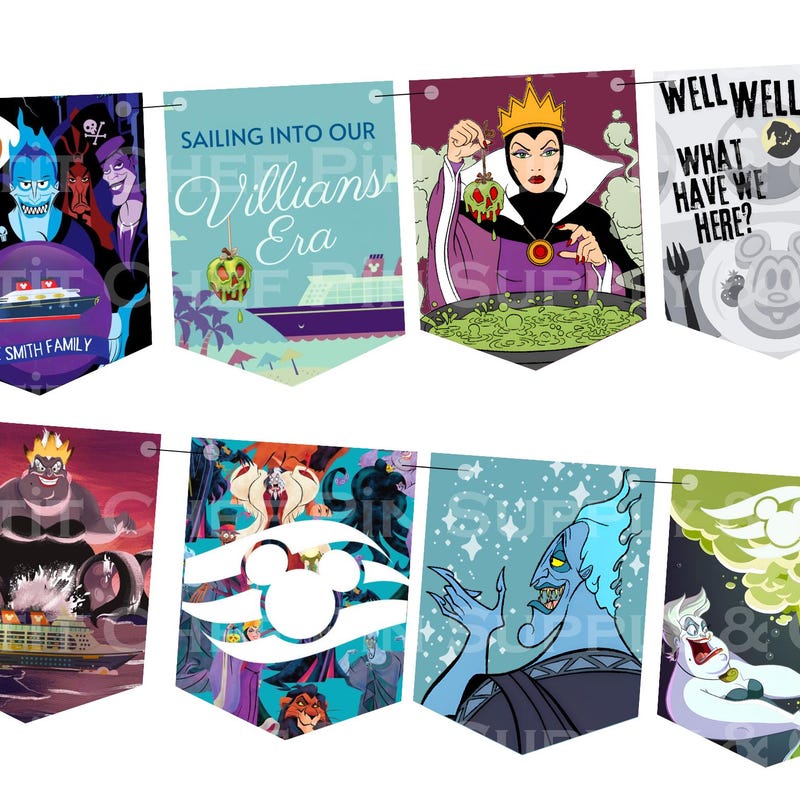 Villain Party Banner - Etsy