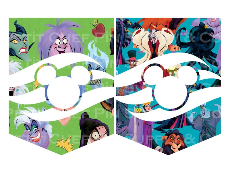 Villains Disney Cruise Stateroom Banner | DCL Cruise Decor | Instant ...