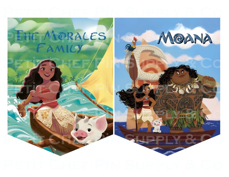 Moana Disney Cruise Stateroom Banners | DCL Decor (printable, Editable ...