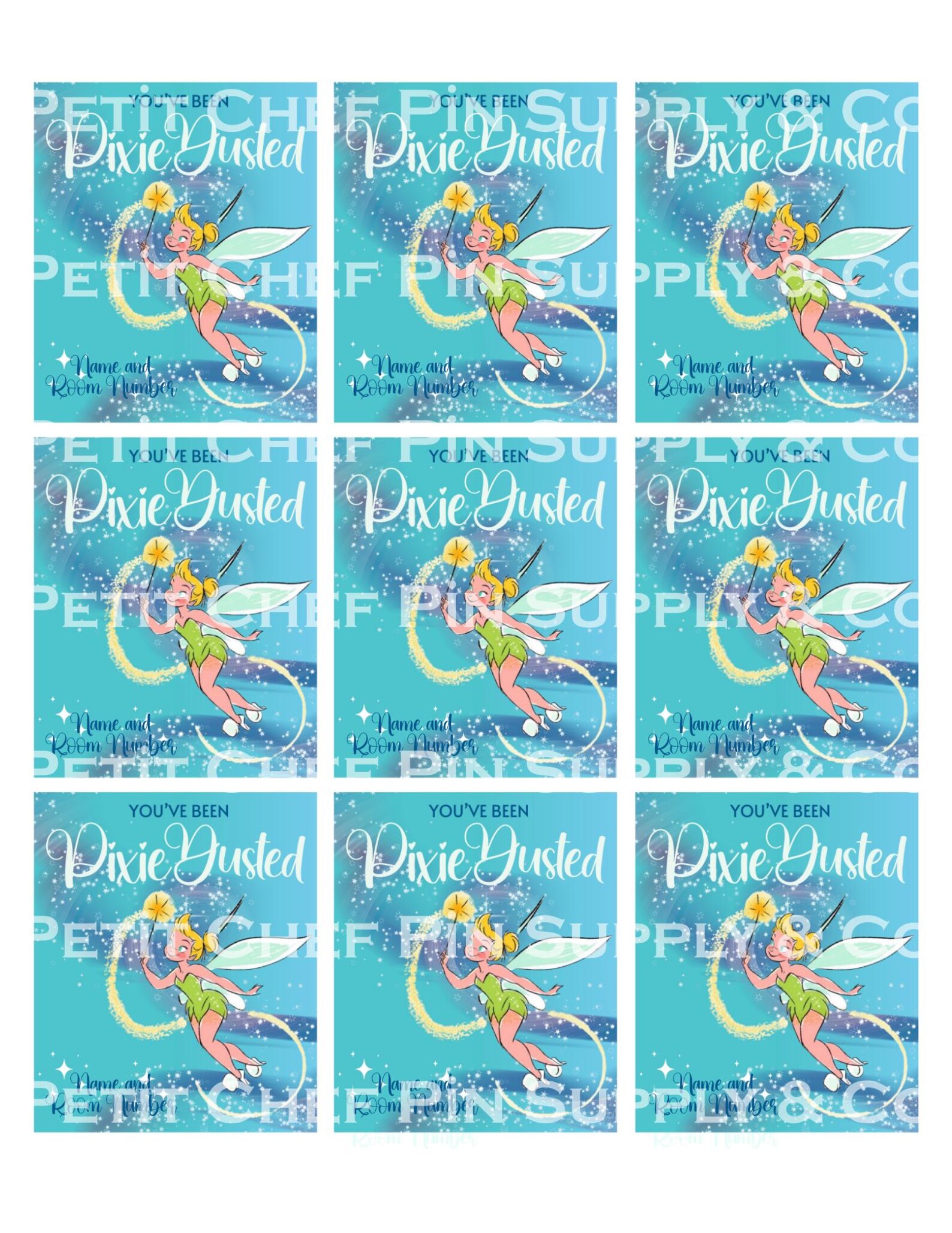 Pixie Dust Gift Tags - Editable Template - You've Been Pixie Dusted - Etsy