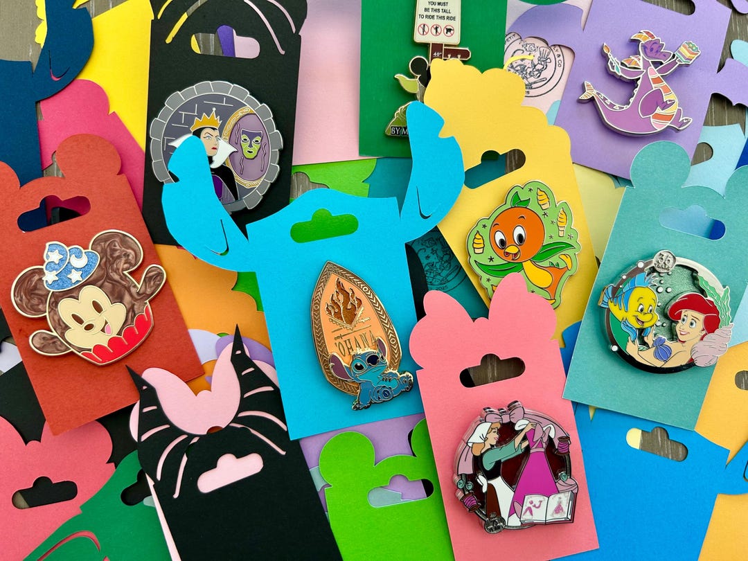 Disney Pin Backer Cards (pack of 10) - Etsy