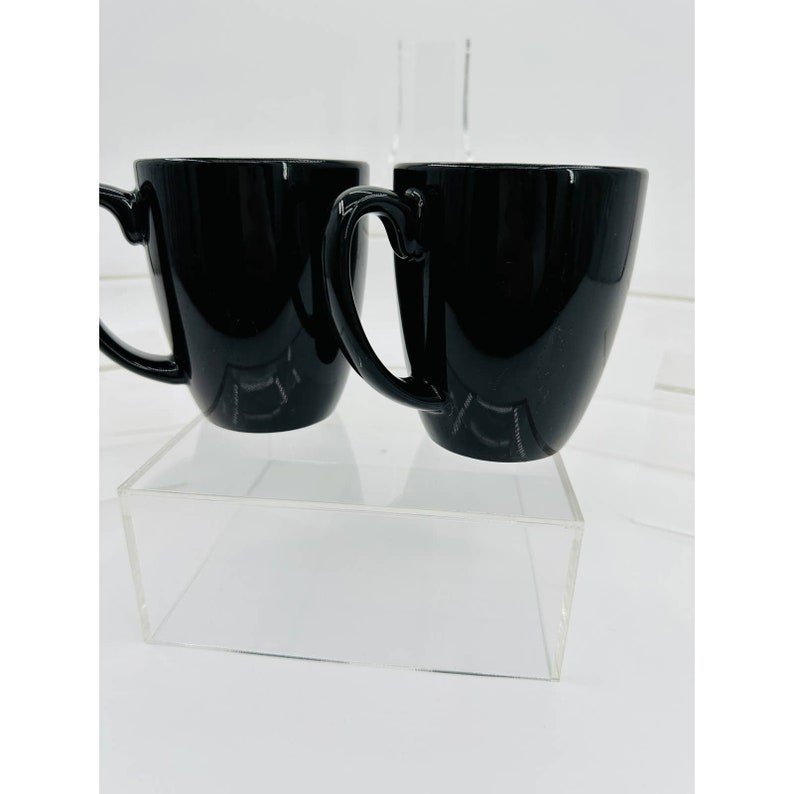 Corelle Classic Cafe Black 20 Pc Dinner Set Corelle Mugs - Etsy