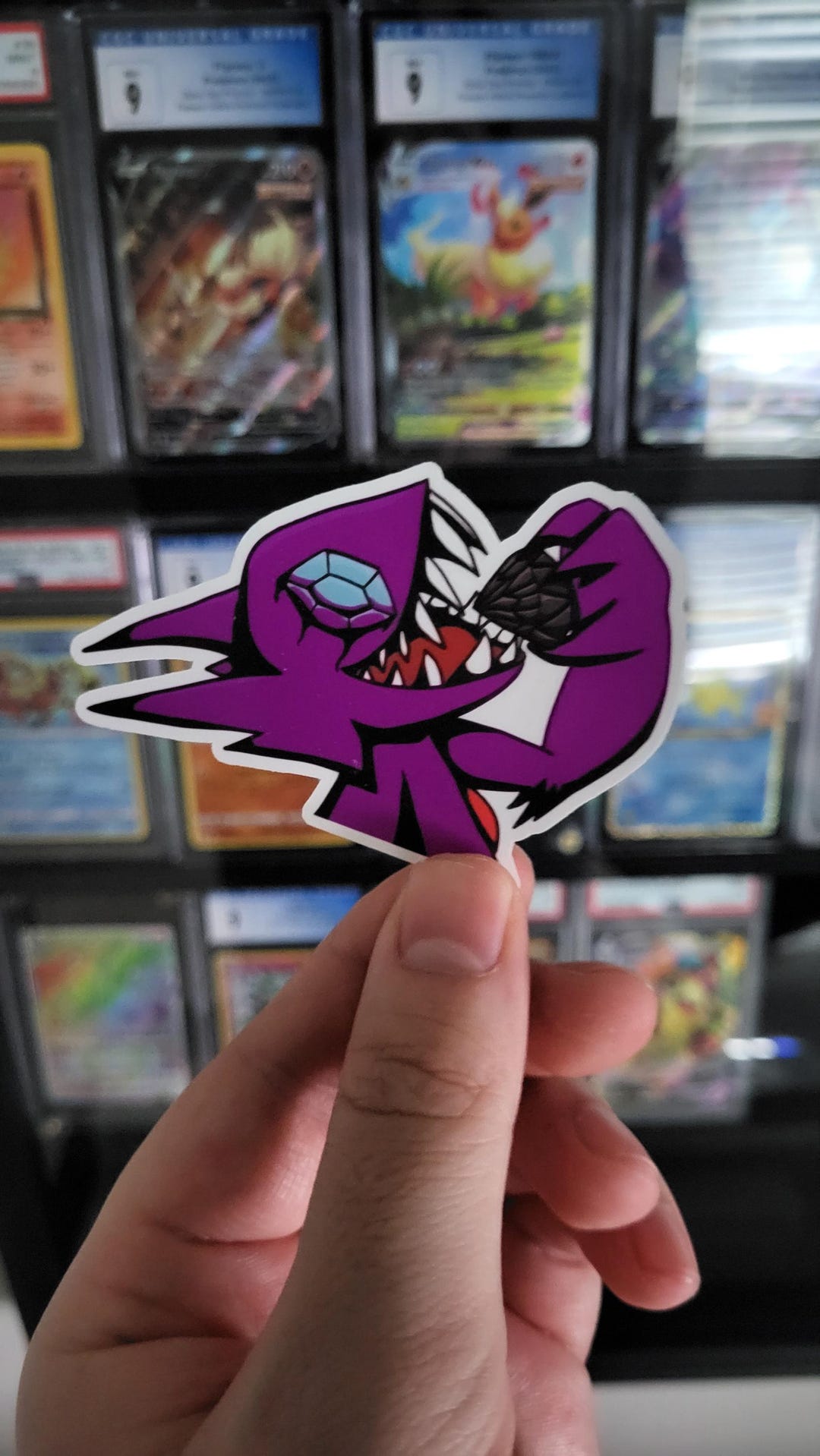 POKEMON Sticker Sableye Eating Glossy - Etsy