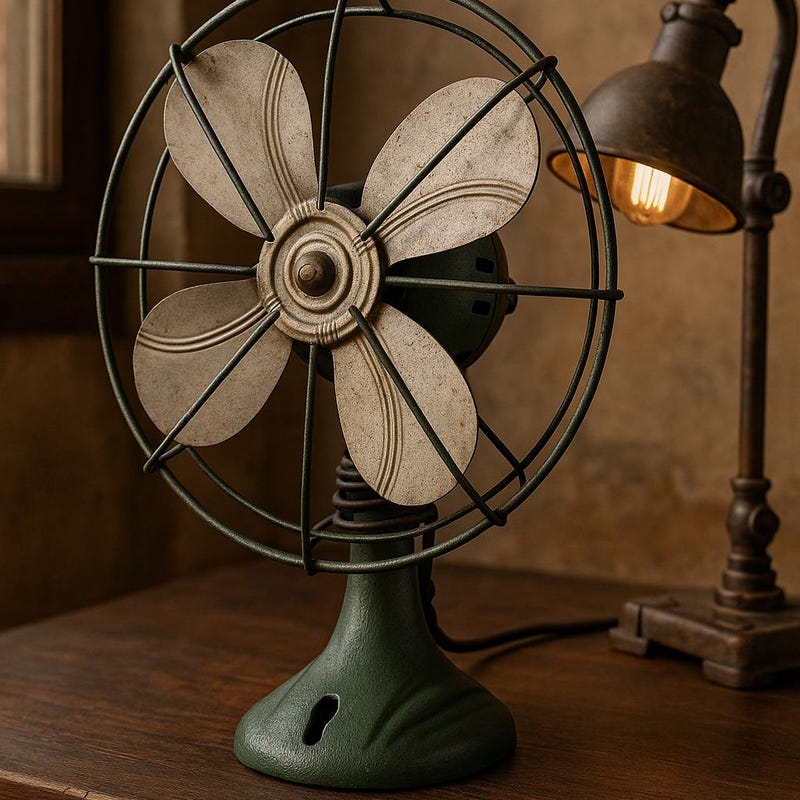 Vintage Style Desk Fan - Etsy