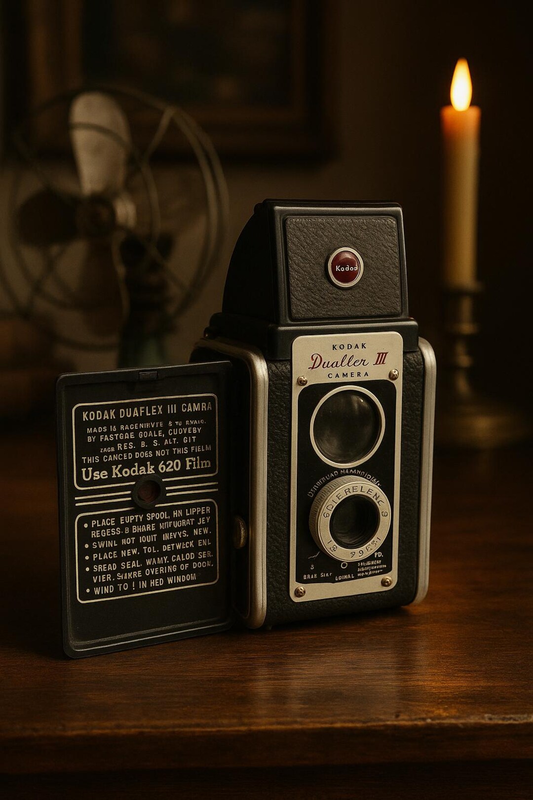 Vintage Kodak Duaflex III Camera: Mid-century Twin Lens Reflex ...