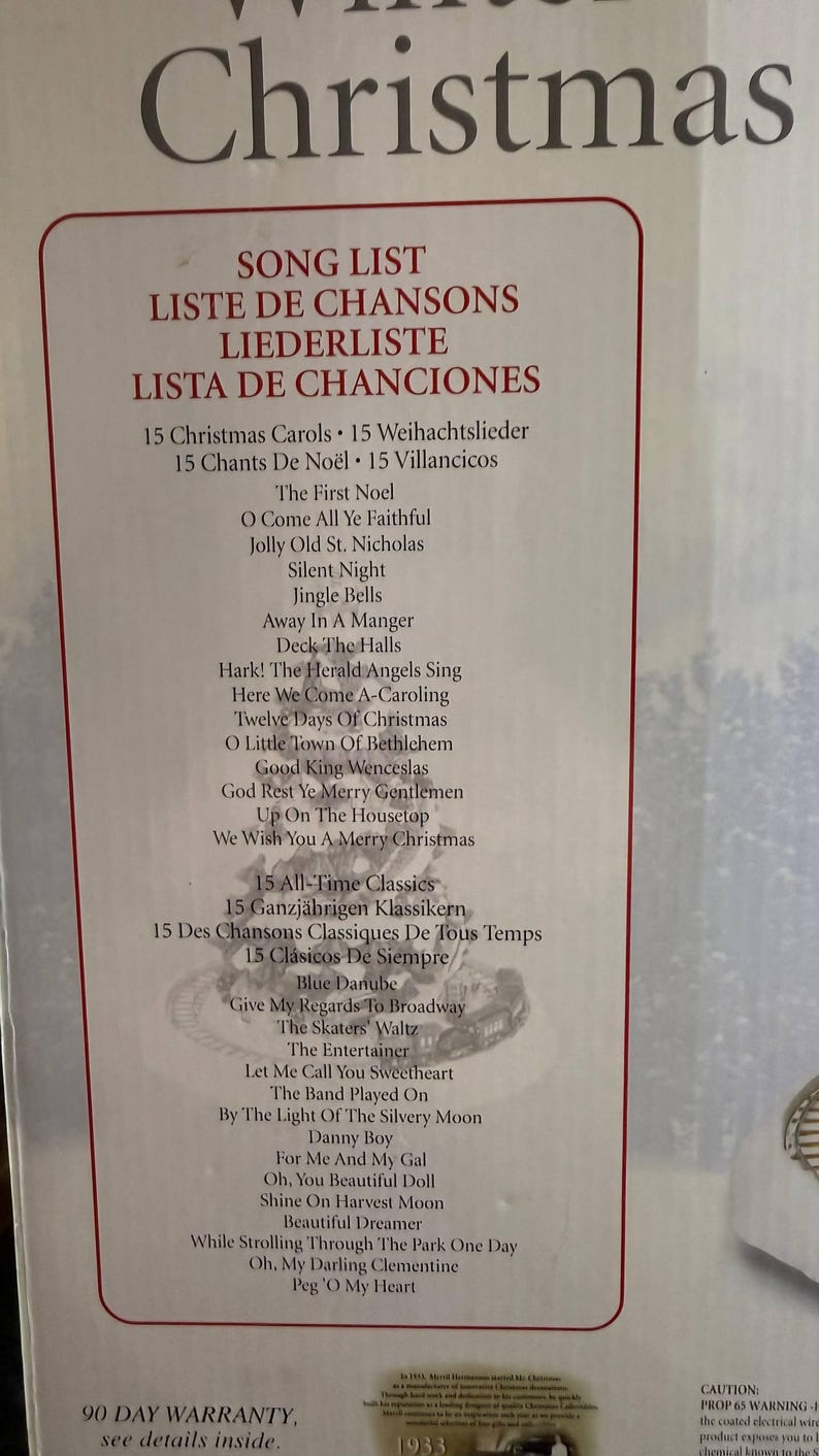 Mr Christmas Christmas Eve Express Animated Tree Village With Train ...