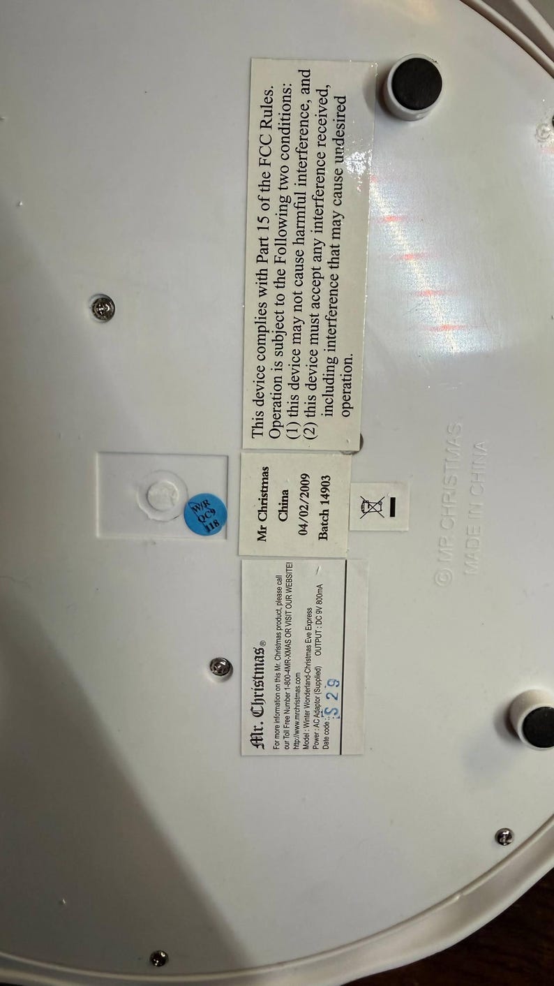 Mr Christmas Christmas Eve Express Animated Tree Village With Train ...