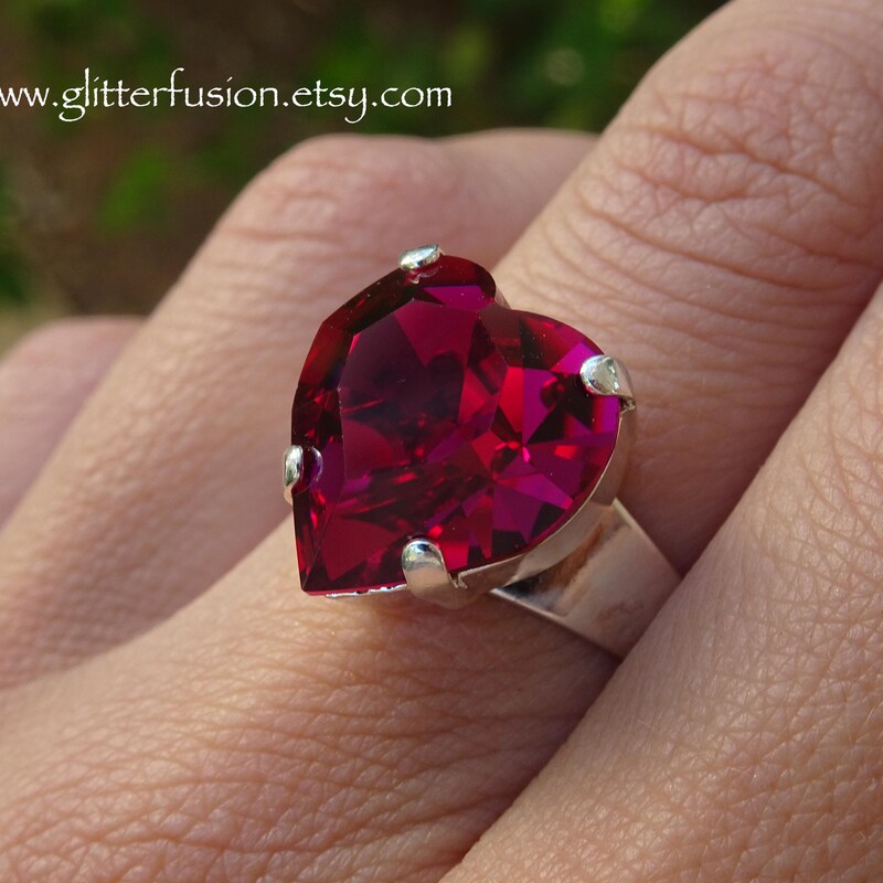 Large Ruby Ring - Etsy