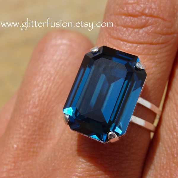 Swarovski Ring - Etsy