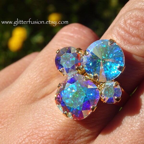 Iridescent Crystal - Etsy