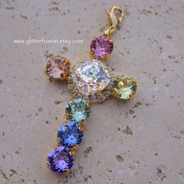 Swarovski Cross - Etsy
