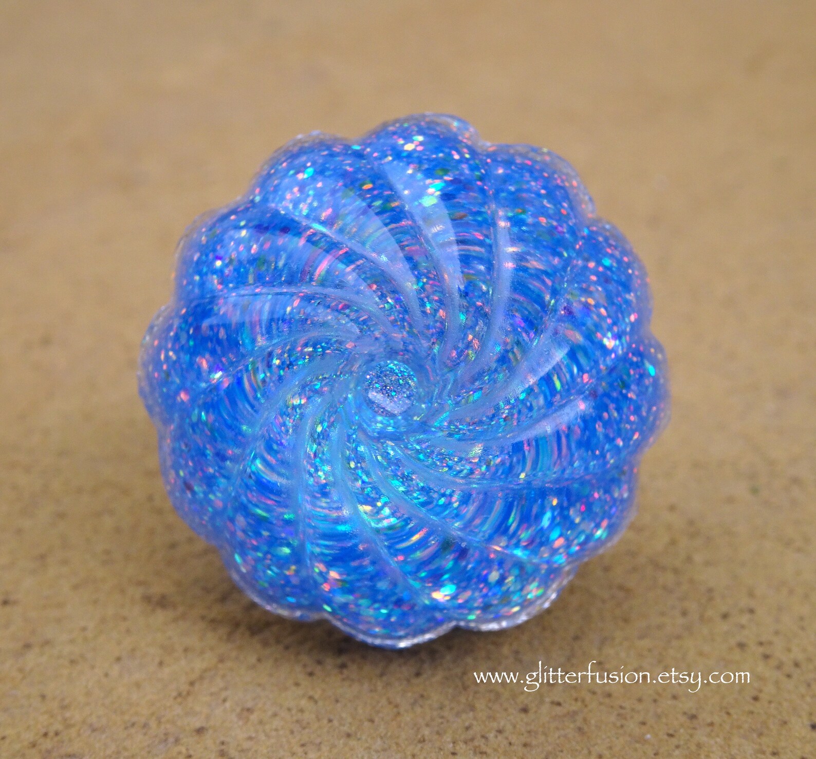 NEW Iridescent Periwinkle Ice Cream Cone Swirl Resin - Etsy