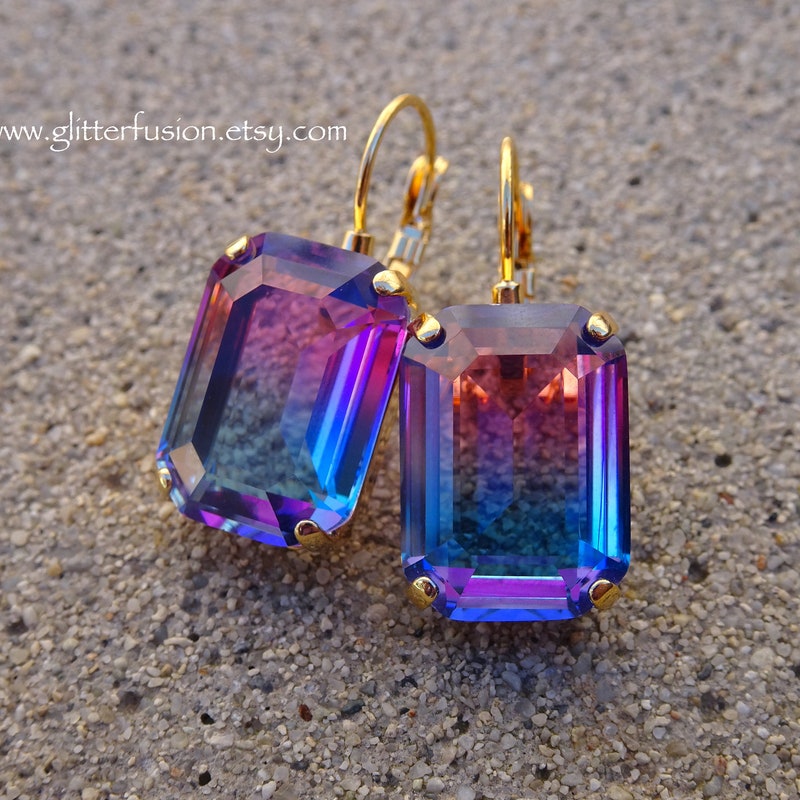 Ombre Earrings - Etsy