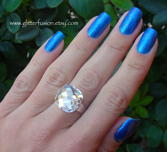 Silver Shade Swarovski Classical Square Crystal Statement - Etsy