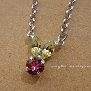 Cute Colorful Swarovski Crystal Bunny Necklace, Spring Fashion Easter ...