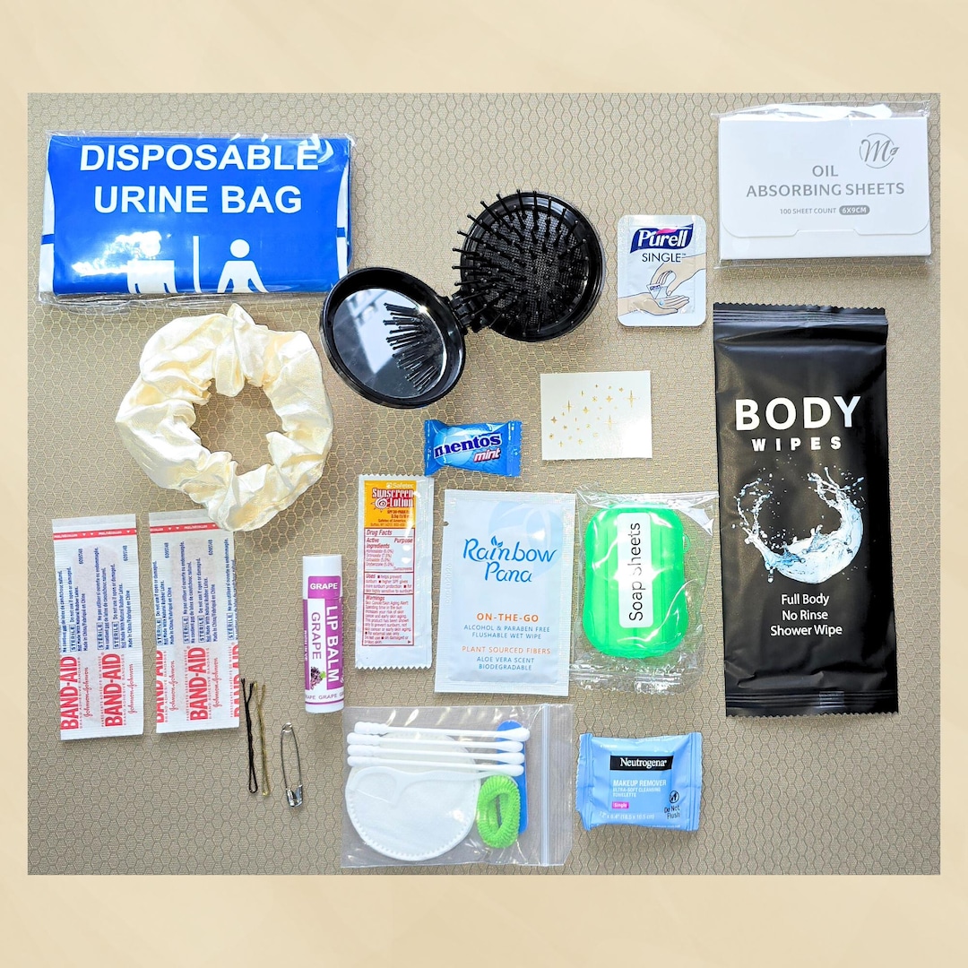 Festival Survival Kit: Clear or Puffy Clutch - Concert Essentials - Etsy
