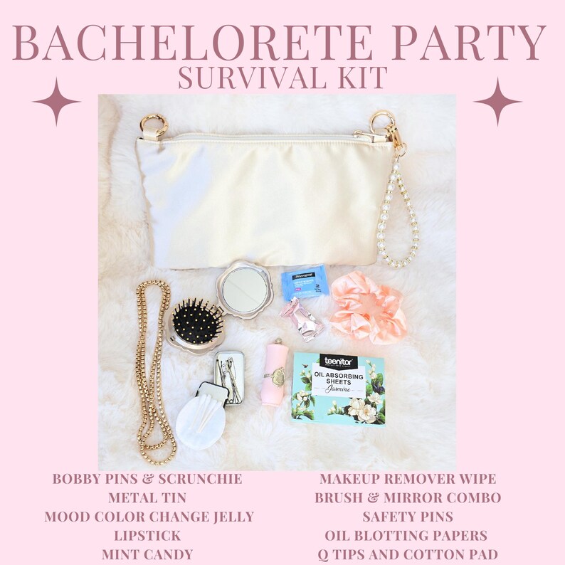 Bachelorette Party Kit Girls Night Kit Hangover Kit Bride Squad Kit ...