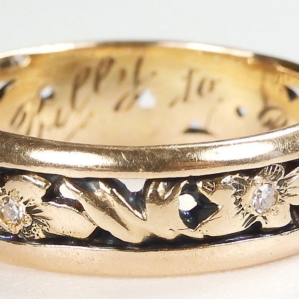 Antique Wedding Ring - Etsy