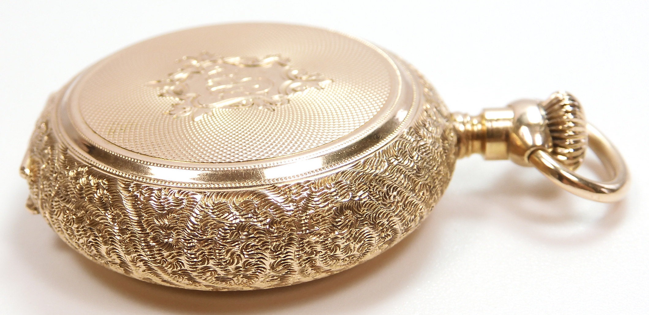 Antique Art Deco Vintage Waltham 14K Yellow Gold Hunting Case - Etsy UK