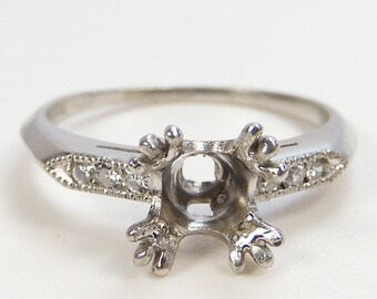 Fishtail Setting Ring - Etsy