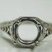Antique White Gold Filigree Art Deco Engagement Ring Setting Setting ...