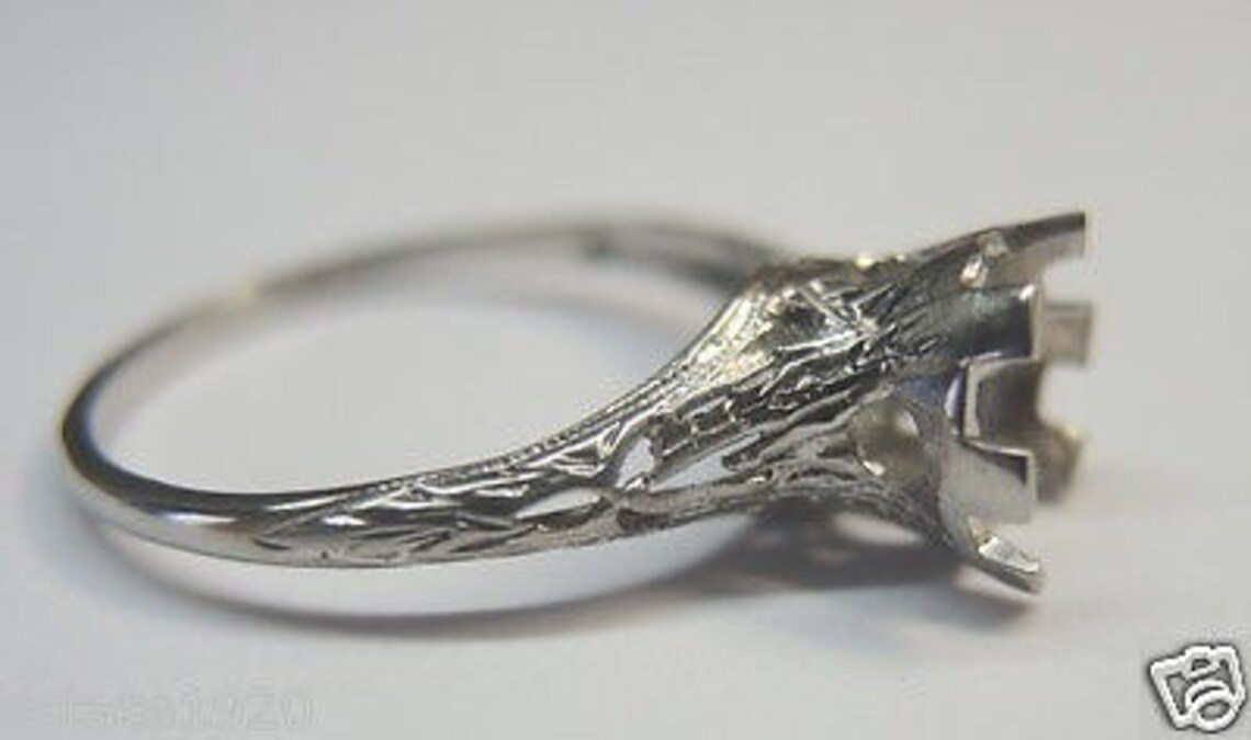 Antique Vintage Engagement Ring Setting Mounting Mount | Etsy