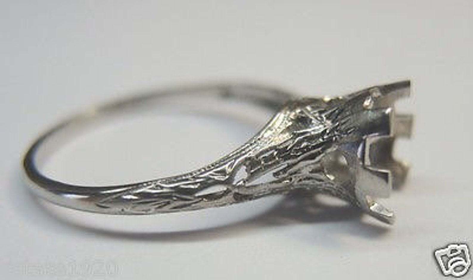 Antique Vintage Engagement Ring Setting Mounting Mount | Etsy