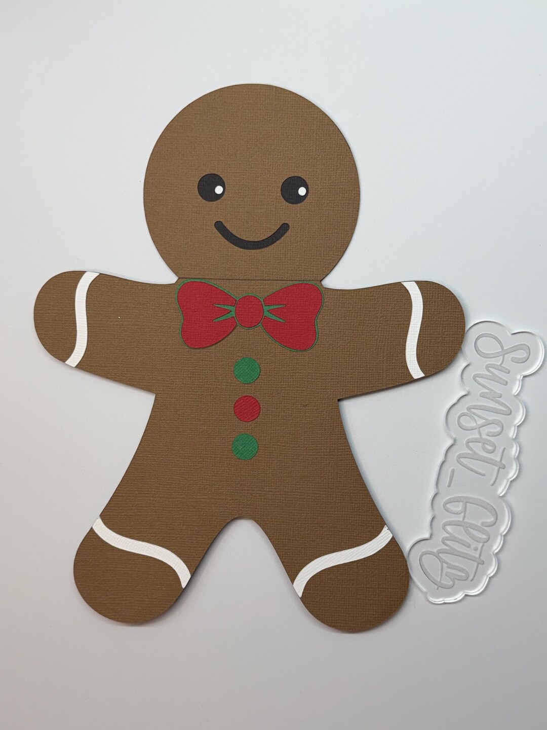 Gingerbread Man Gift Card/money Holder SVG (digital File) - Etsy