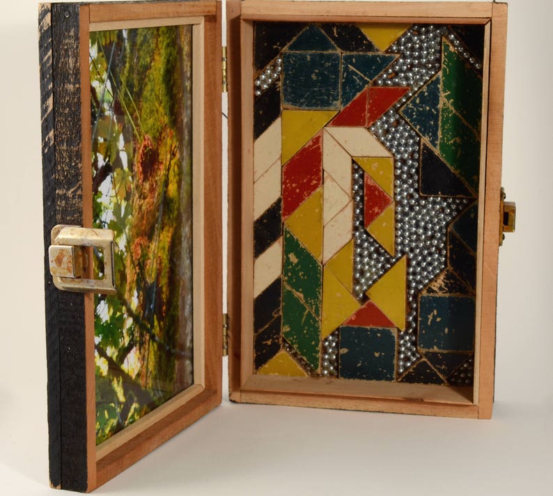 Mosaic Enchanted cigar box shrine Mixed Media & Collage Art ...