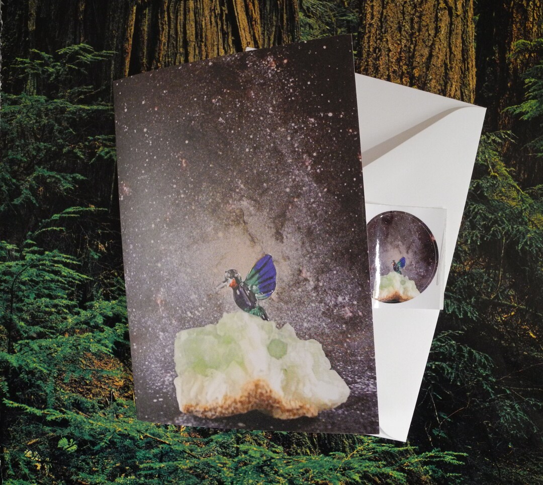 Hummingbird Sympathy Card With Matching Sticker - Etsy