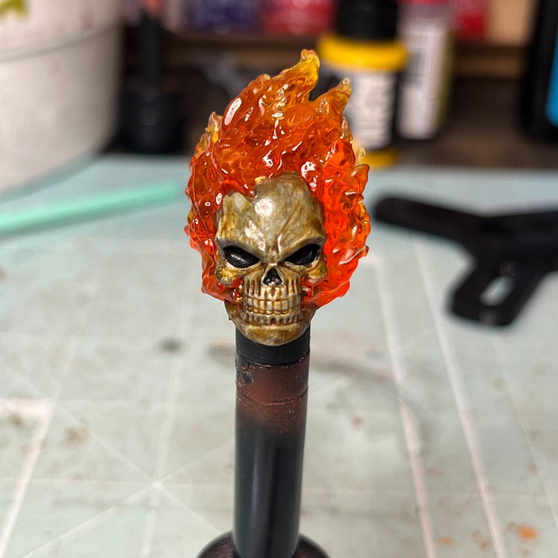 Ghost Rider Mask - Etsy