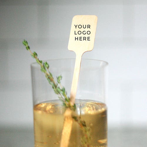 Personalized Wooden Stir Sticks Corporate Event Swizzle | Etsy