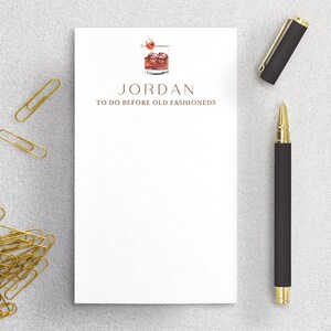 Old Fashioned Personalized Notepad - Etsy