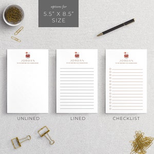 Old Fashioned Personalized Notepad - Etsy
