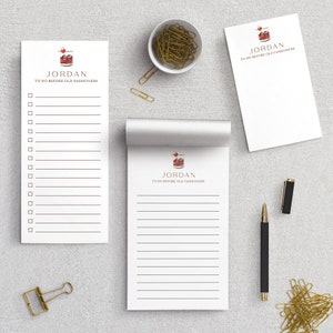 Old Fashioned Personalized Notepad - Etsy