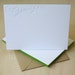Letterpress Edge Painted Notecards - Grazie Italian Notes - Etsy