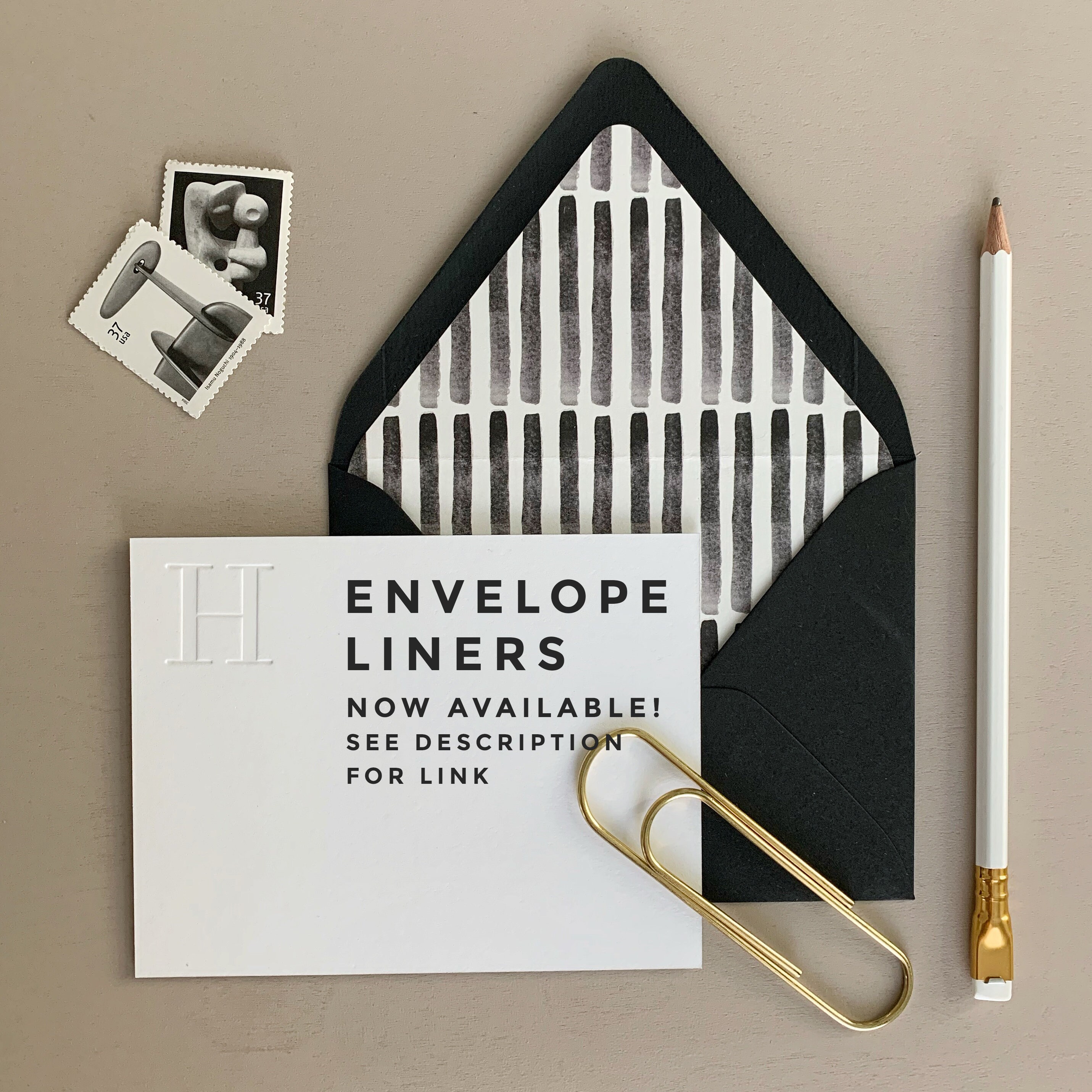 Letterpress Edge Painted Notecards Grazie Italian Notes - Etsy