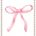 PINK BOW Wall Decor Digital Printable Canva Link - Etsy