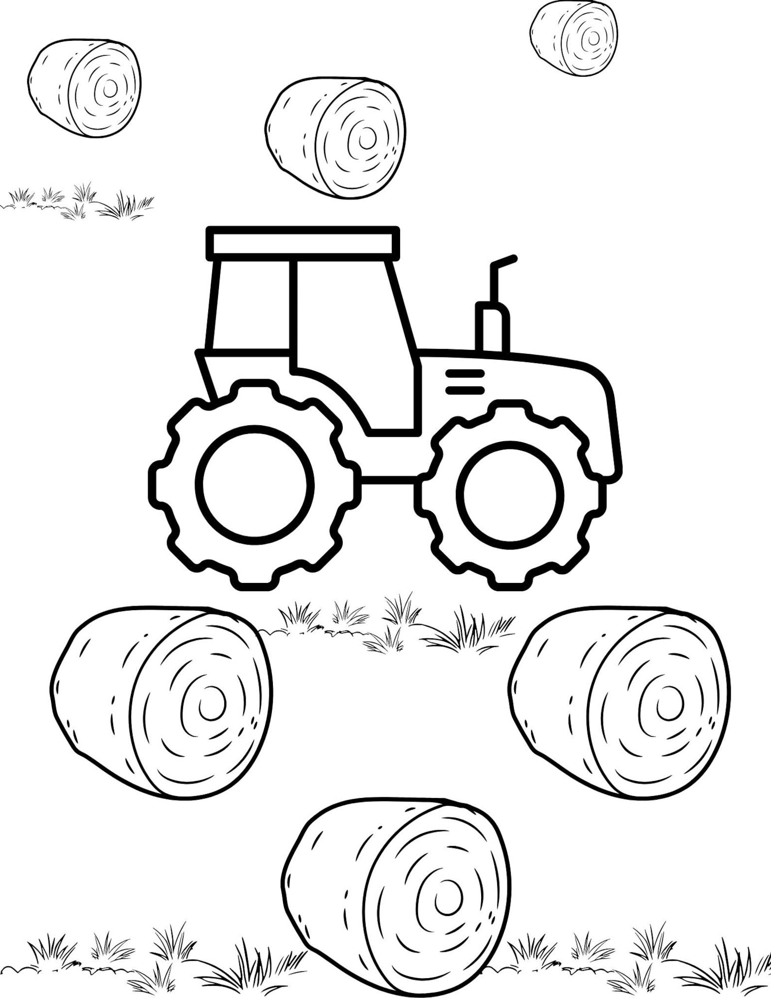 10 Printable Kids Farm Coloring Pages - Etsy