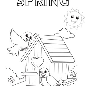 10 Printable Spring Coloring and Counting Activity Pages for Kids ...