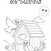 10 Printable Spring Coloring and Counting Activity Pages for Kids. - Etsy