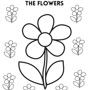 10 Printable Spring Coloring and Counting Activity Pages for Kids ...