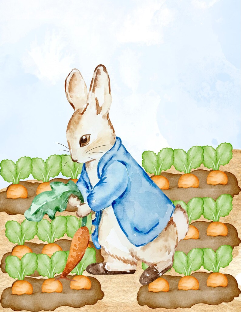 Peter Rabbit Easter Decor 10 Printables - Etsy