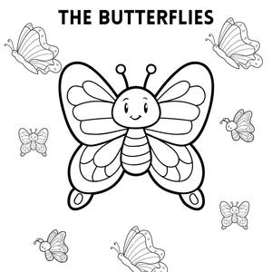 10 Printable Spring Coloring and Counting Activity Pages for Kids. - Etsy