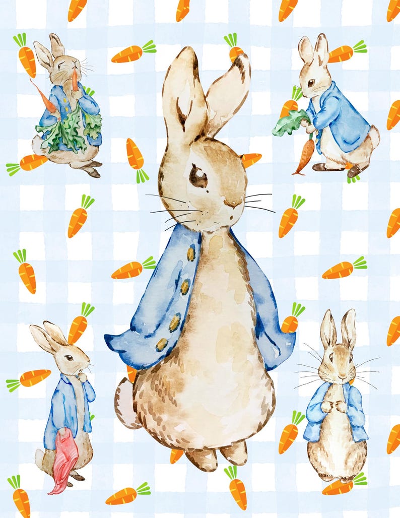 10 Peter Rabbit Easter Decor Printables - Etsy