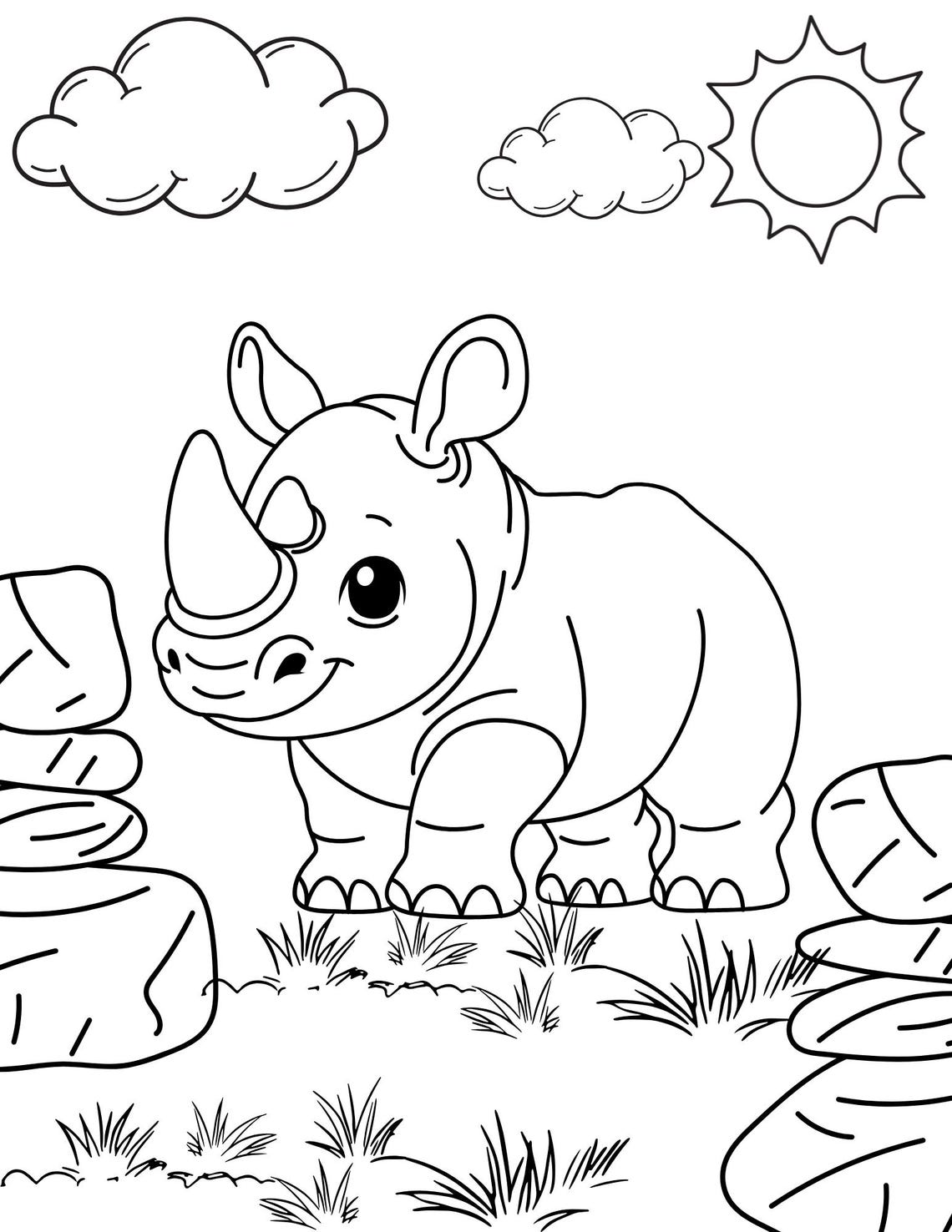 15 Printable Kids Zoo Coloring Pages - Etsy
