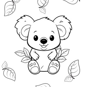 15 Printable Kids Zoo Coloring Pages - Etsy