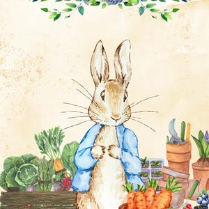 10 Peter Rabbit Easter Decor Printables - Etsy